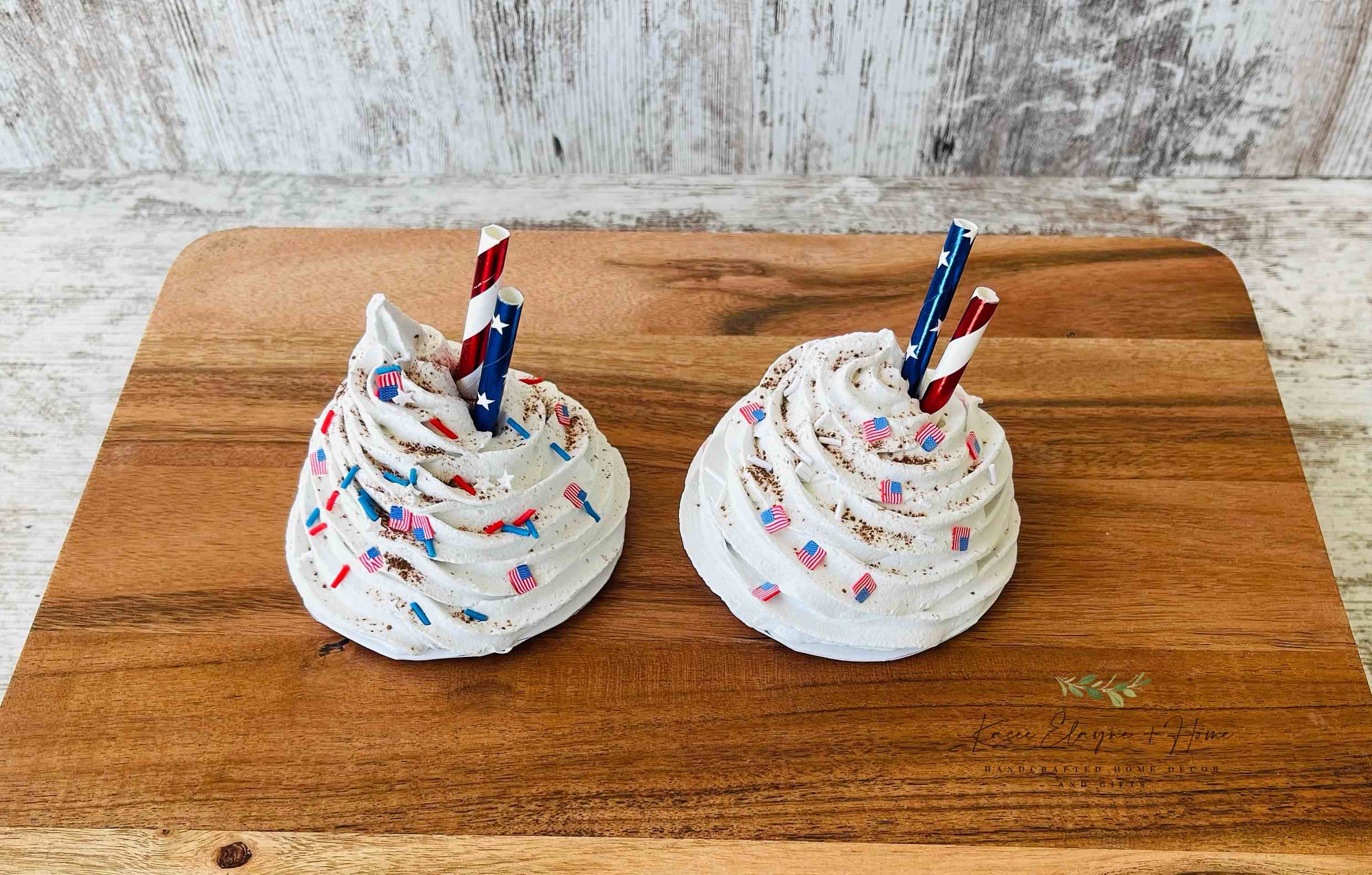 Faux Whipped Mug Topper | Tiered Tray Decor | Rae Dunn Mug Decor ...