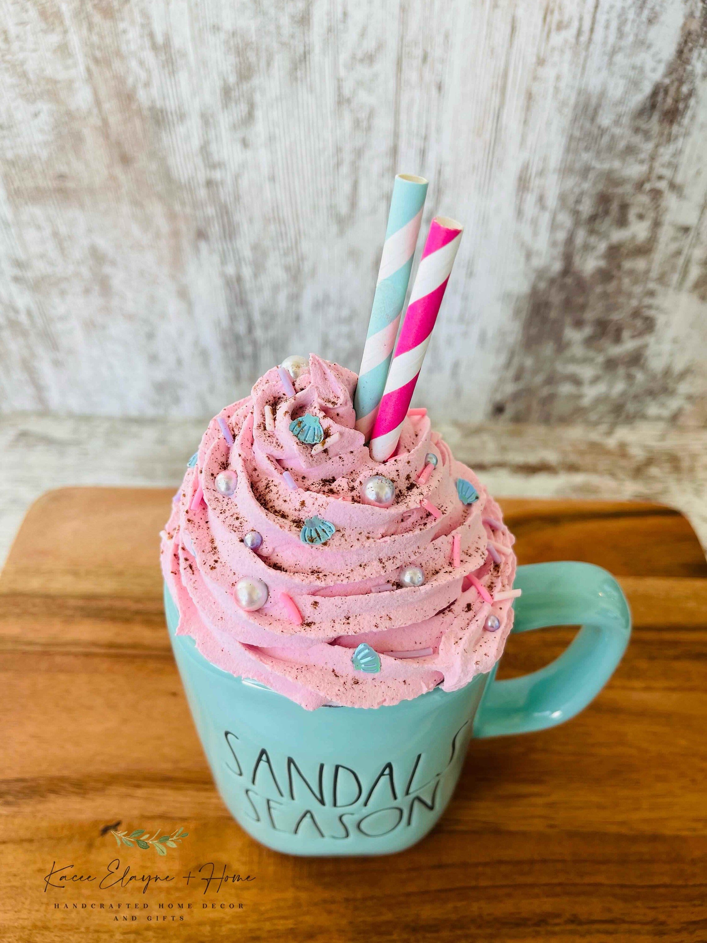 Faux Whipped Mug Topper | Tiered Tray Decor | Rae Dunn Mug Decor ...