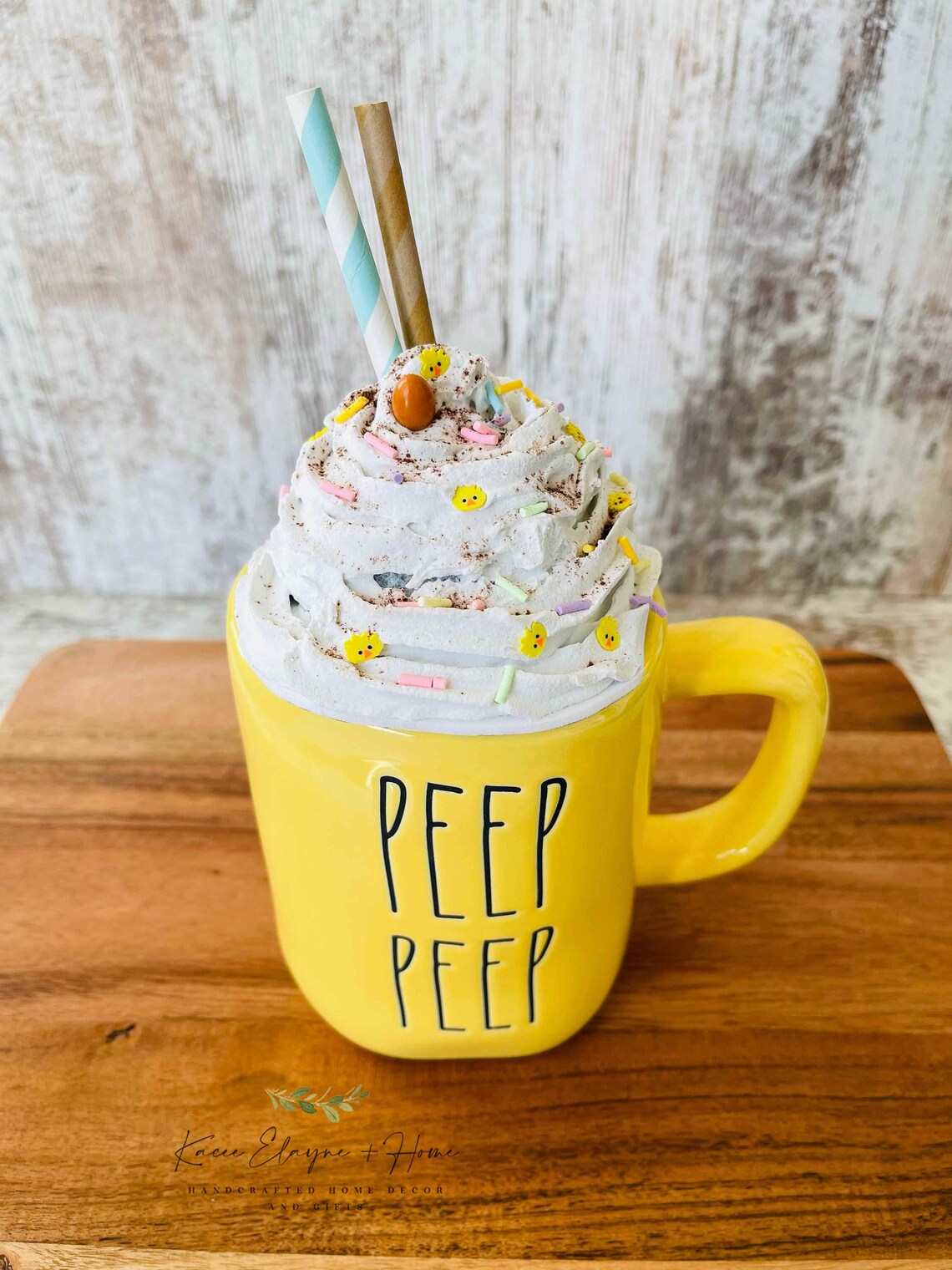 Faux Whipped Mug Topper Tiered Tray Decor Rae Dunn Mug Decor Coffee Mug ...