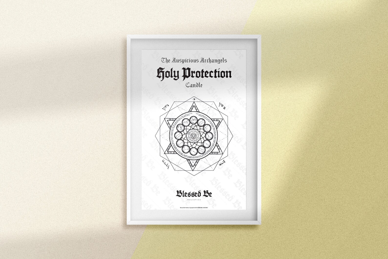 Archangels Protection SIGIL SEAL Kabbalah Magick 12 Angels Angelic ...