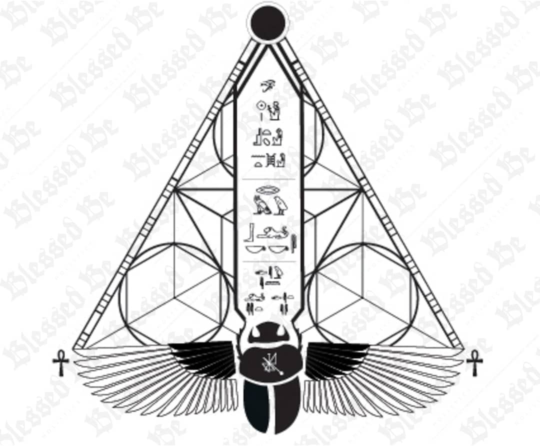 Magick Egyptian SIGIL SEAL Symbol for Removing Black Magick, Blocks ...