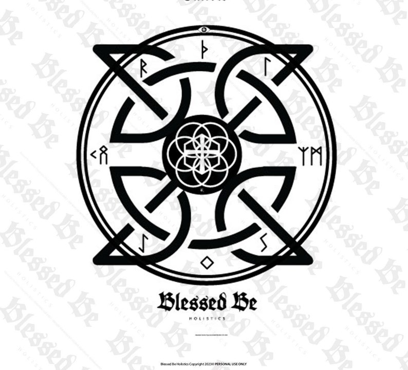 Celtic Runes SIGIL SEAL Norse Elder Futhark Magick of Protection ...