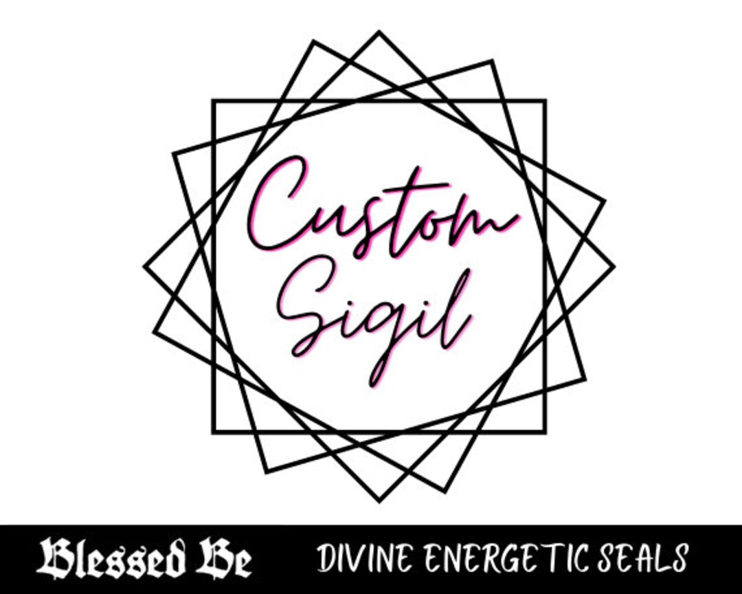 Custom Divine SIGIL SEAL Made to Order Handmade Digitally Drawn Any ...