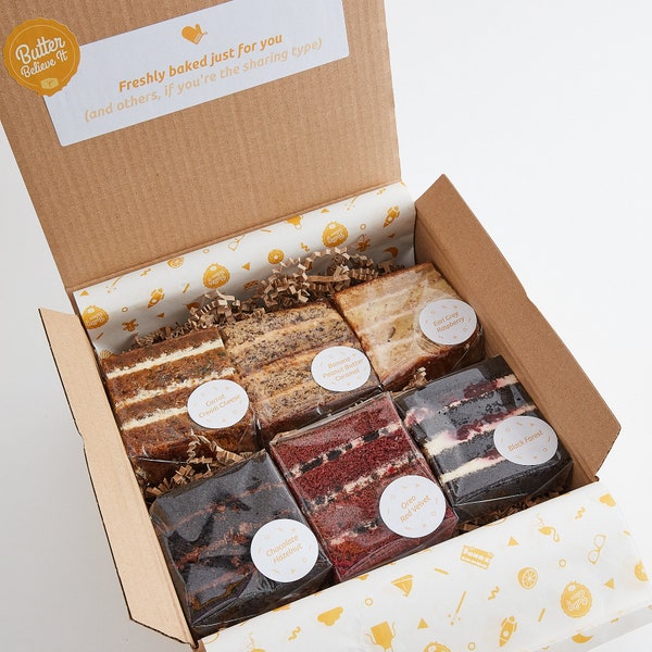 Cake Slice Boxes - Etsy UK