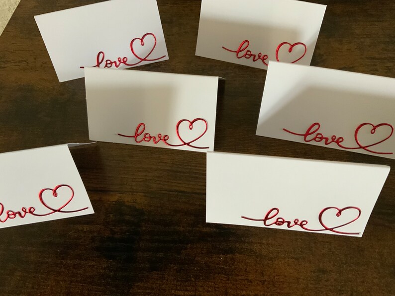 Prints Of Love Place Cards at Angel Singleton blog
