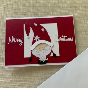 Handmade Merry Christmas Card - Etsy