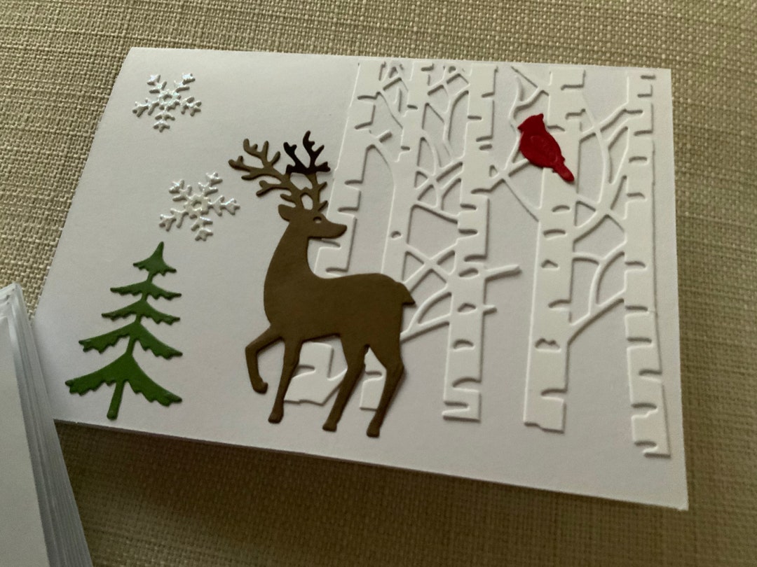 Handmade Winter Wonderland Card - Etsy