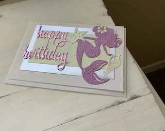 Mermaid Tail Birthday Card for Daughter, Mermaid Funny Birthday Card ...