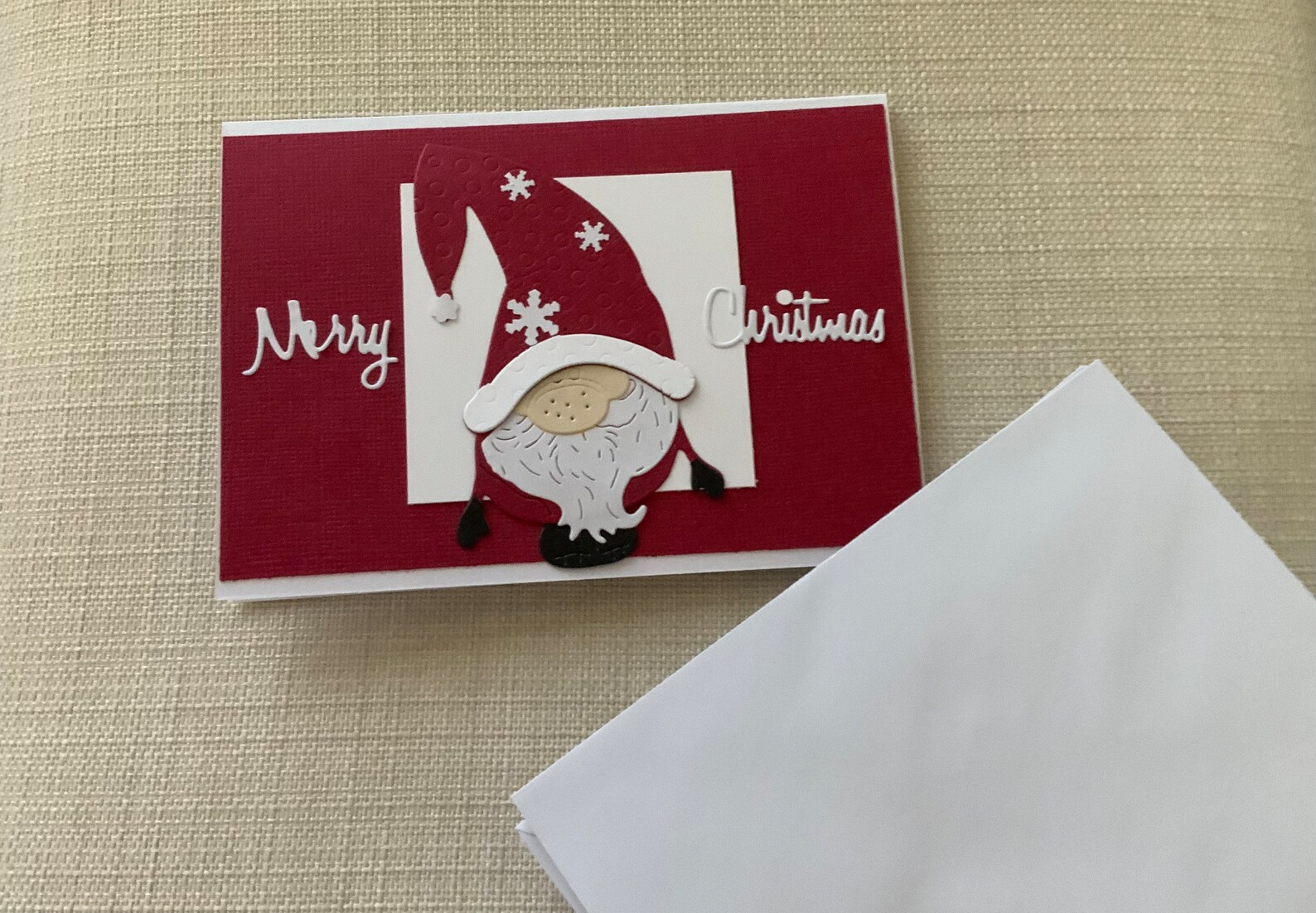 Handmade Merry Christmas Card - Etsy