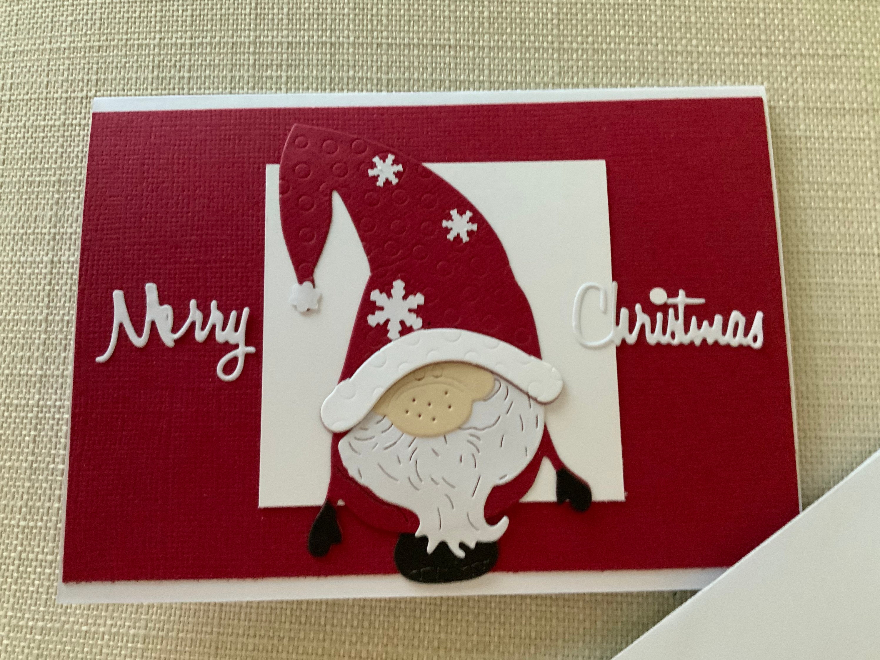 Handmade Merry Christmas Card - Etsy
