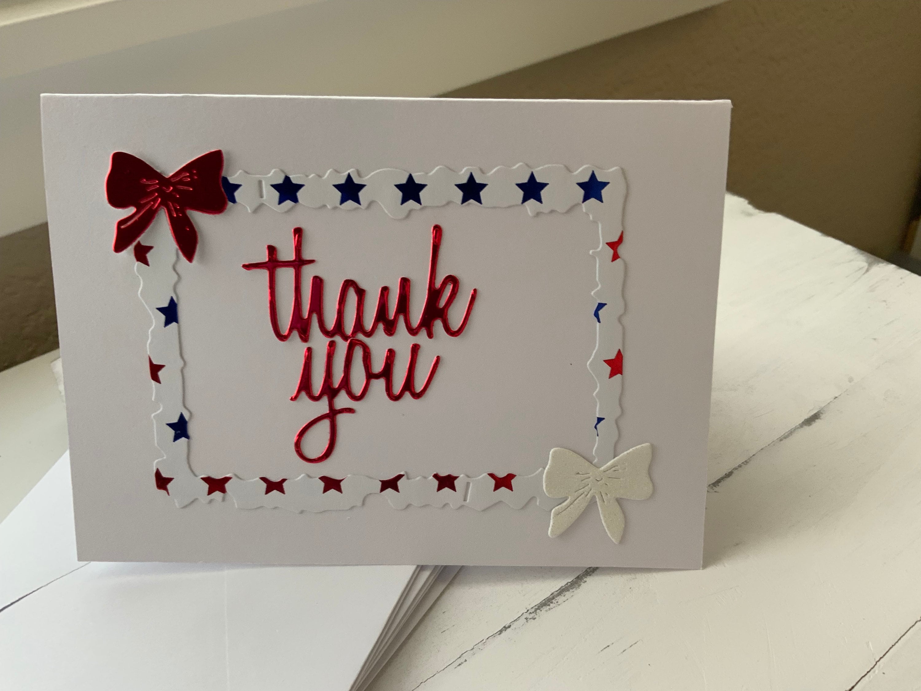 Patriotic Celebration Thank You Card - Etsy