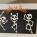 Halloween Card With Skeletons - Etsy