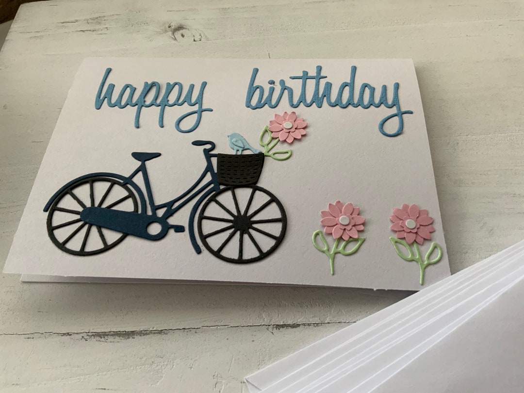 Spring Happy Birthday Card - Etsy