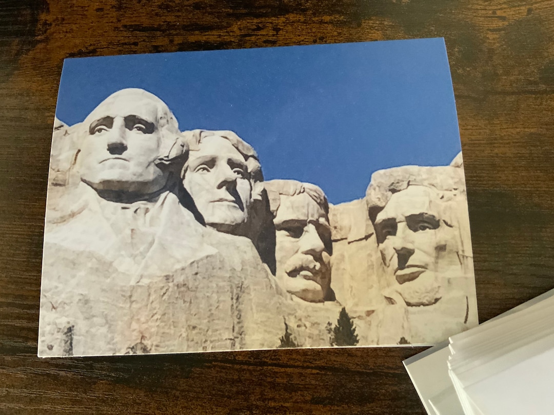 Mount Rushmore Photo Card - Etsy