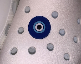 Evil Eye Croc Charm | Etsy