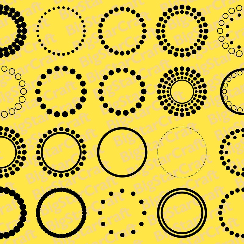 Polka Dot Frame - Etsy