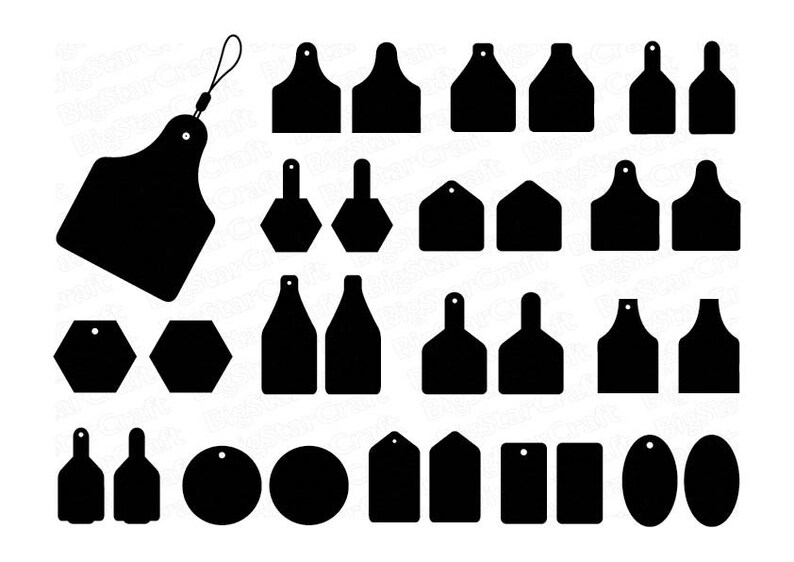 Cow Ear Tags SVG Bundle Cow Tag SVG Cow Ear Tags Clipart - Etsy New Zealand
