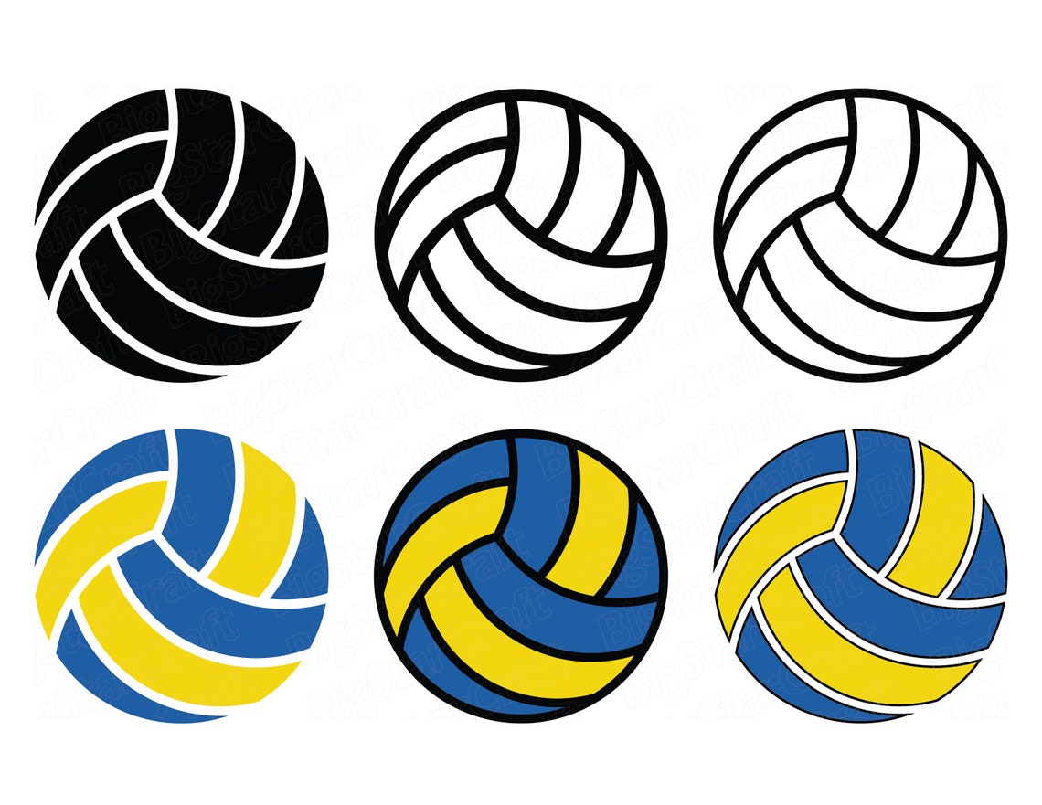 Volleyball Ball SVG VOLLEYBALL SVG Instant Download - Etsy