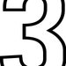 Numbers SVG: Plain Silhouette Clipart (digital Download) - Etsy