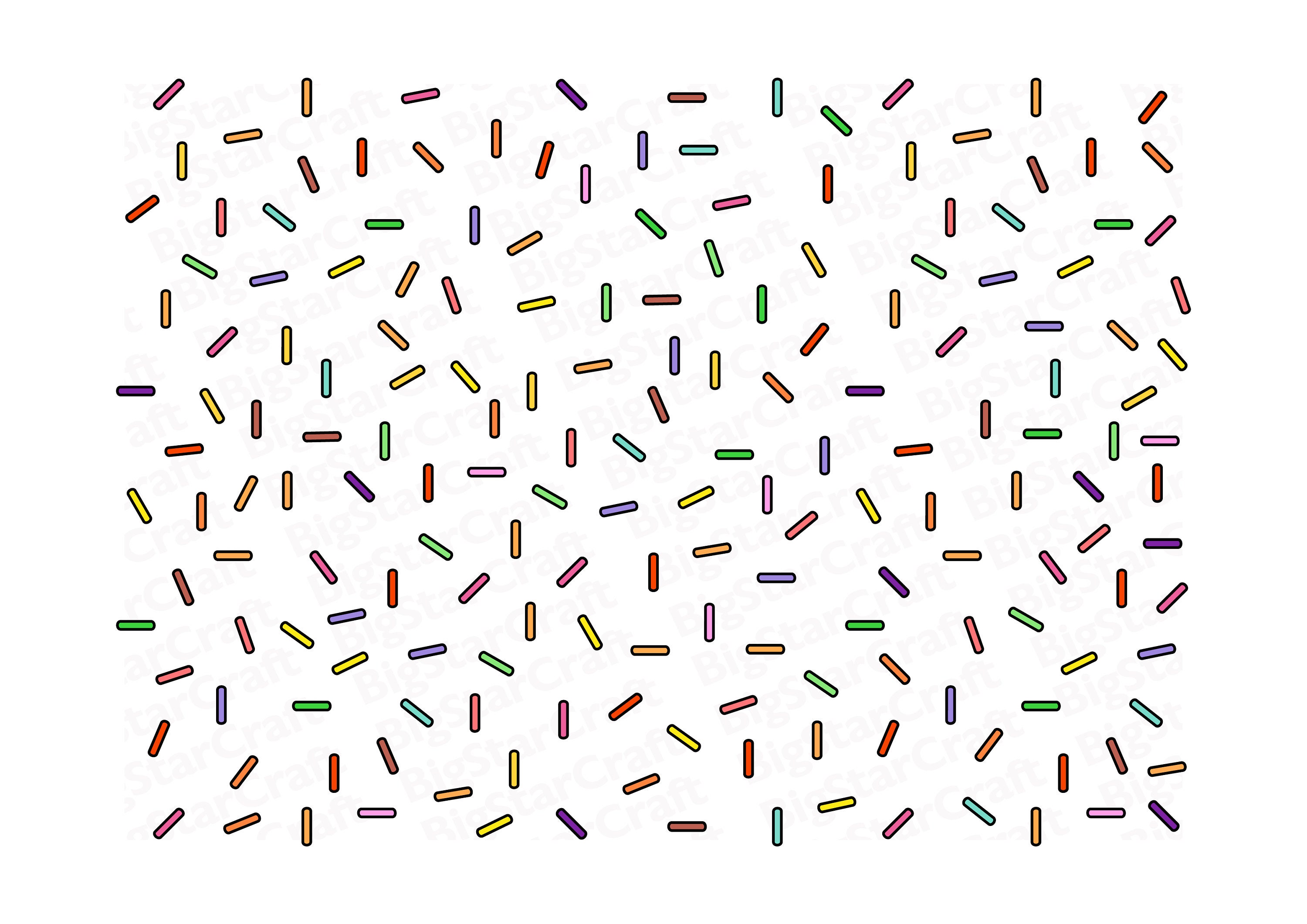 Sprinkle Clipart Confetti SVG Sprinkle SVG Birthday Pattern - Etsy