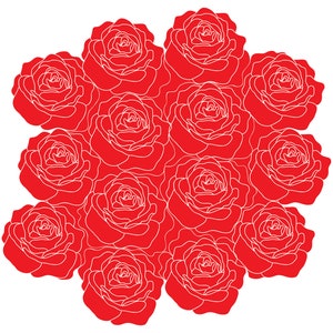 ROSE SVG Bundle, FLOWER Clipart, Instant Download, Flower Svg, Rose ...