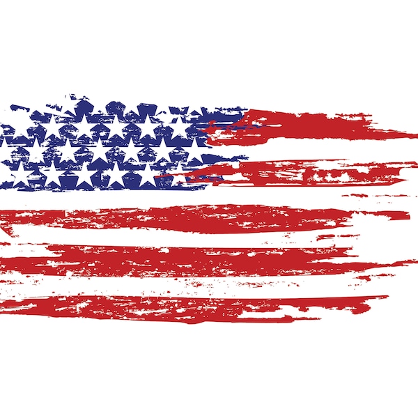 Distressed American Flag Svg - Etsy