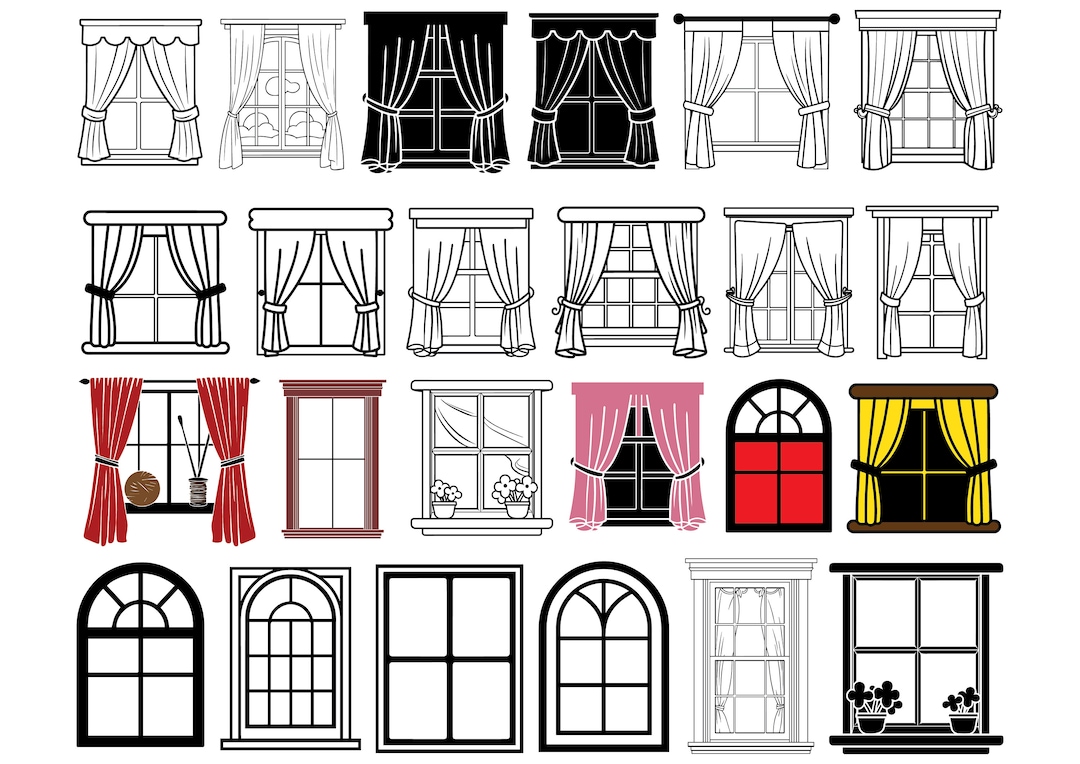 WINDOW SVG Bundle, Instant Download, Window SVG, Window Png, Window ...