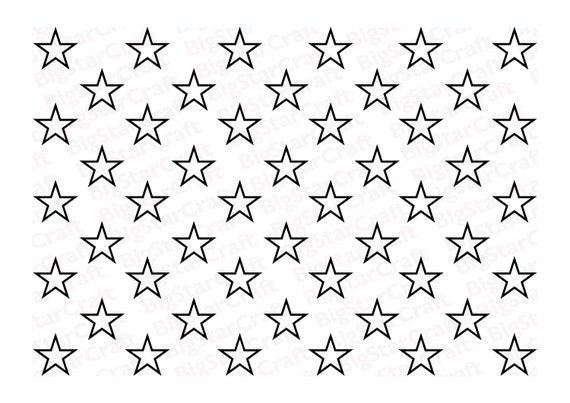 50 STARS SVG Instant Download Usa SVG 50 Stars of United | Etsy