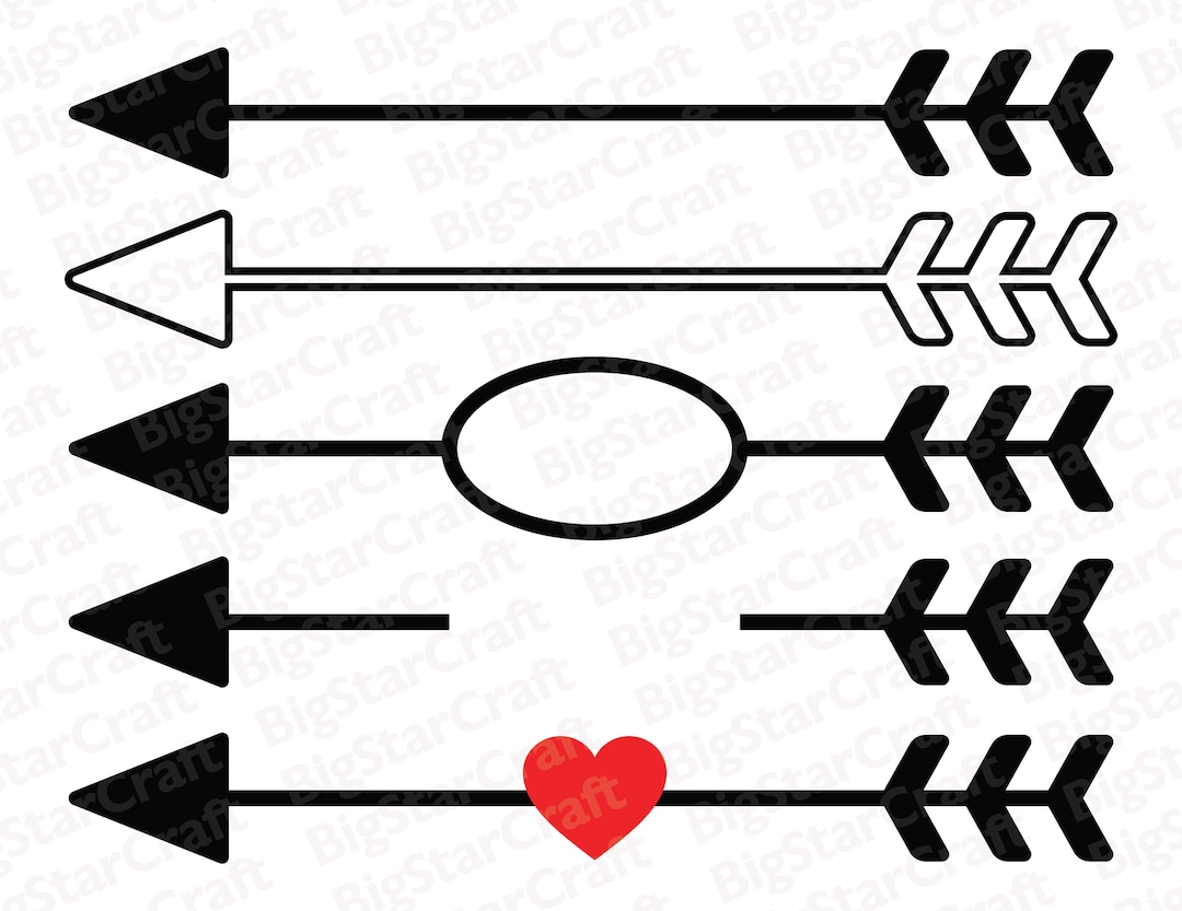 ARROW SVG BUNDLE, Arrow Svg, Arrow Clipart, Instant Download, Arrow ...
