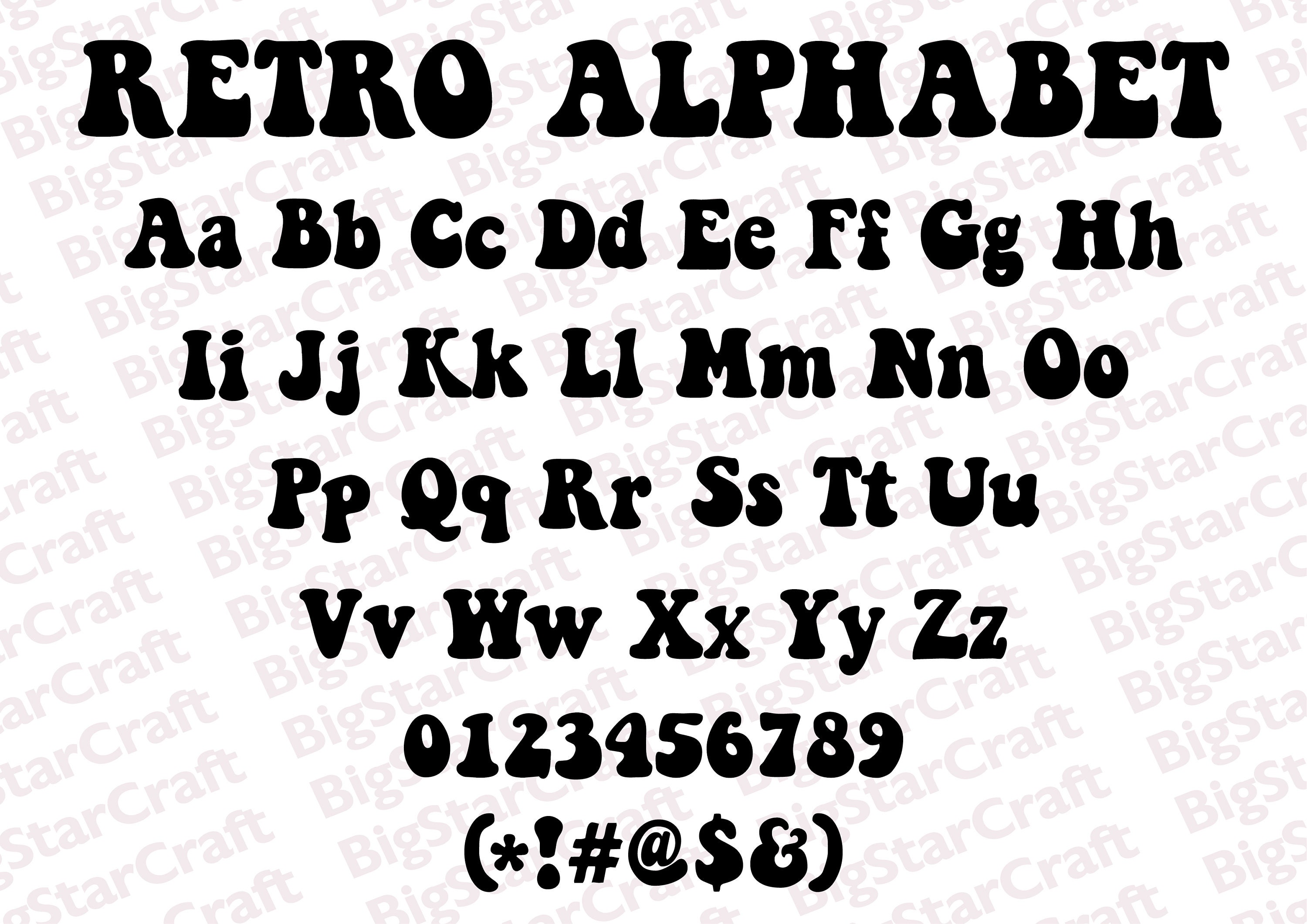 RETRO ALPHABET SVG Alphabet Svg Vintage Font Svg Retro - Etsy Canada