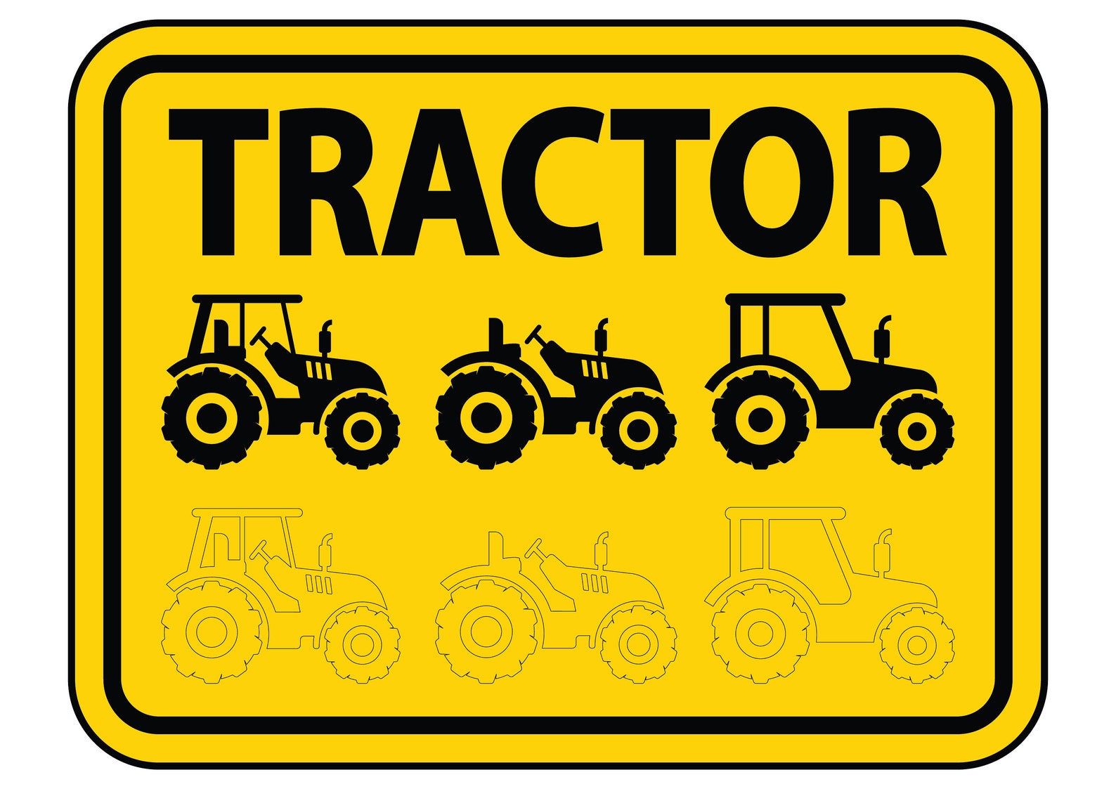 TRACTOR SVG Instant Download Farm Tractor Truck Farm SVG - Etsy