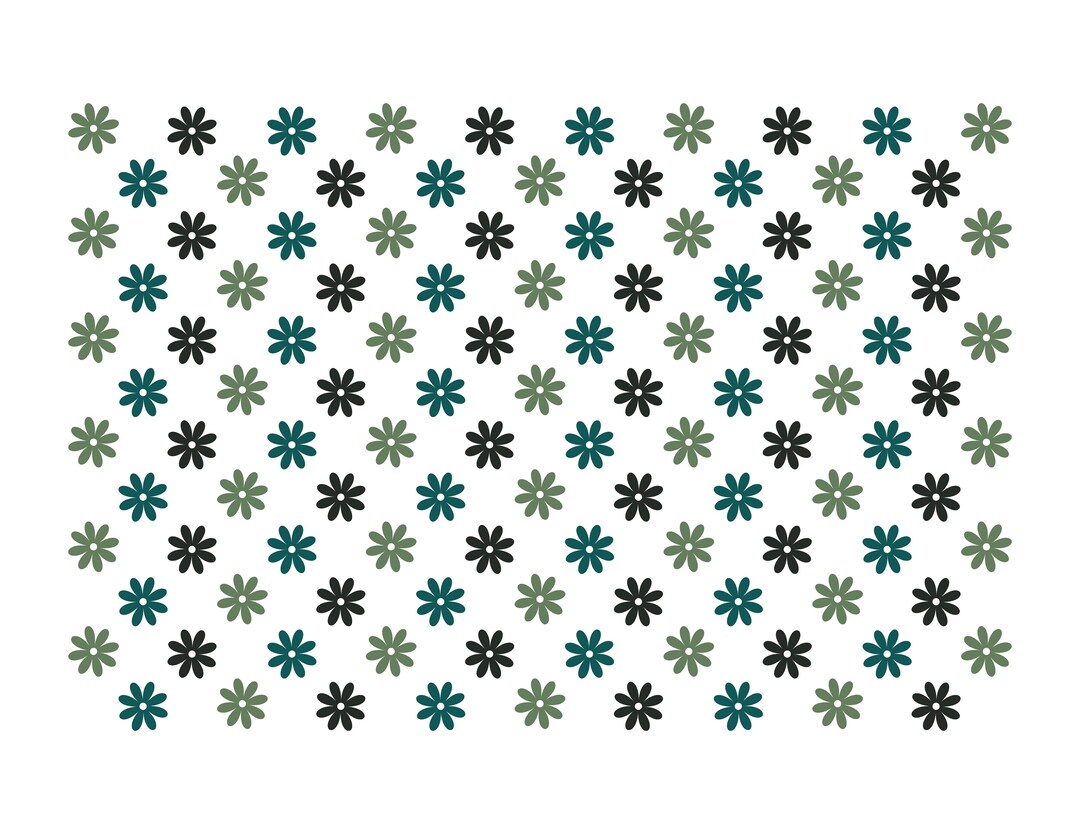 Flower Pattern #1 SVG, Instant Download, Flower Pattern SVG, Pattern ...