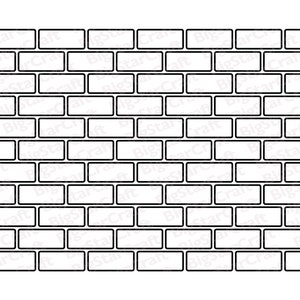 BRICK WALL SVG Digital Download Brick Pattern Background - Etsy