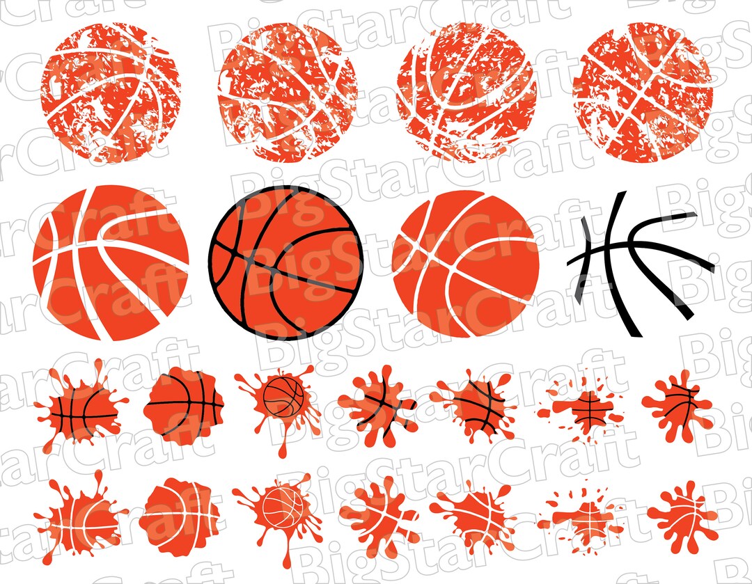BASKETBALL SVG BUNDLE, Instant Download, Basketball Svg, Basketball ...