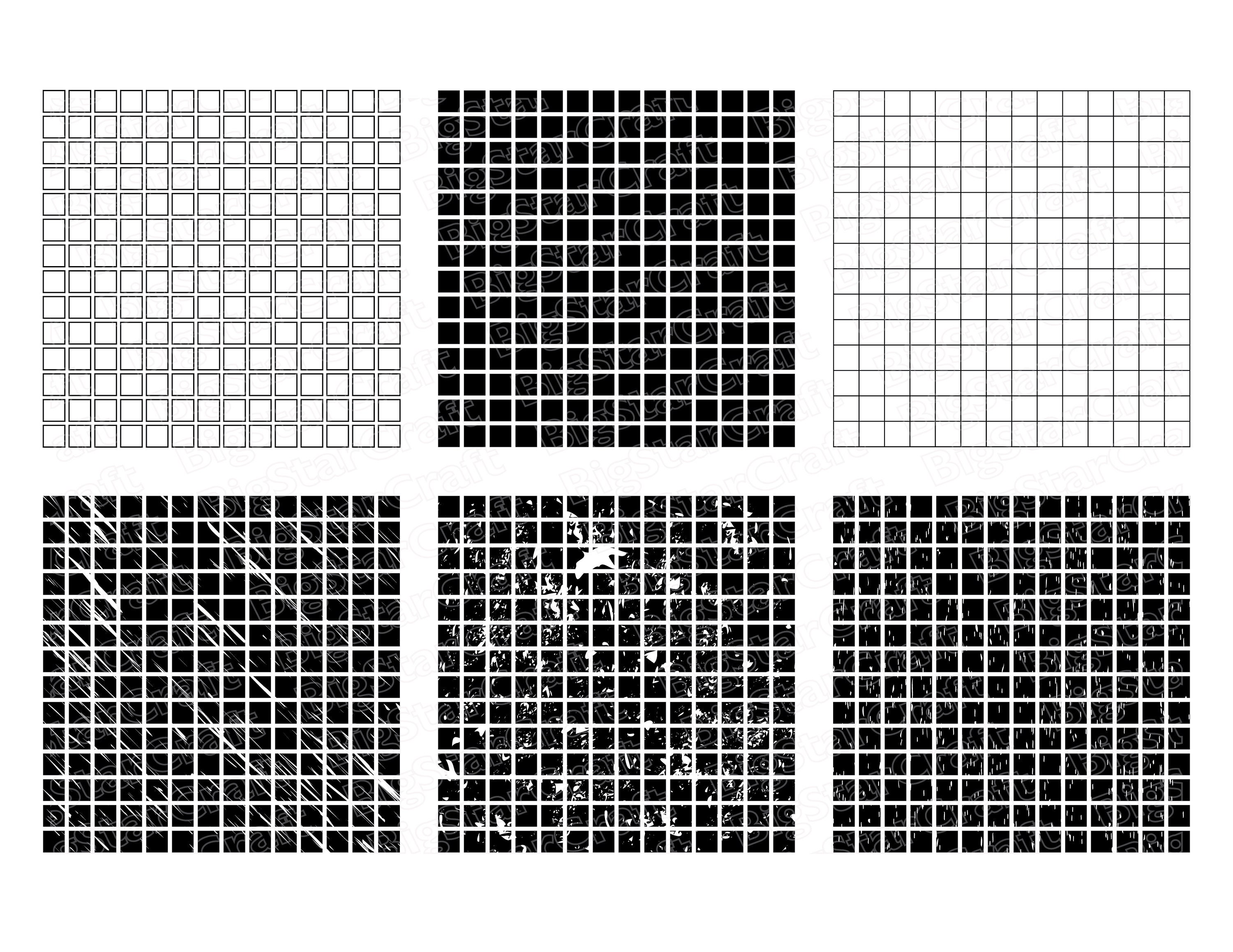 Seamless Grid Pattern SVG Grid Pattern SVG Seamless Grid Etsy