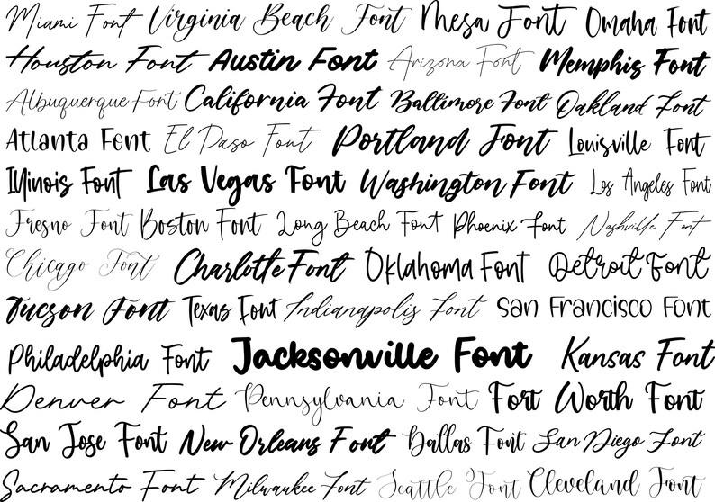 15000 Fonts Bundle: Script, Handwritten, Calligraphy (TTF) - Etsy