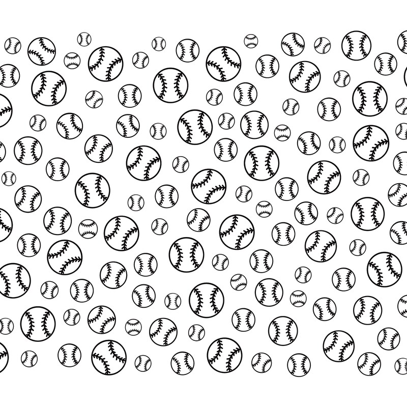 Baseball Pattern - Etsy