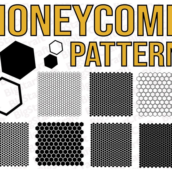 Hexagon Bee Hive Pattern - Etsy