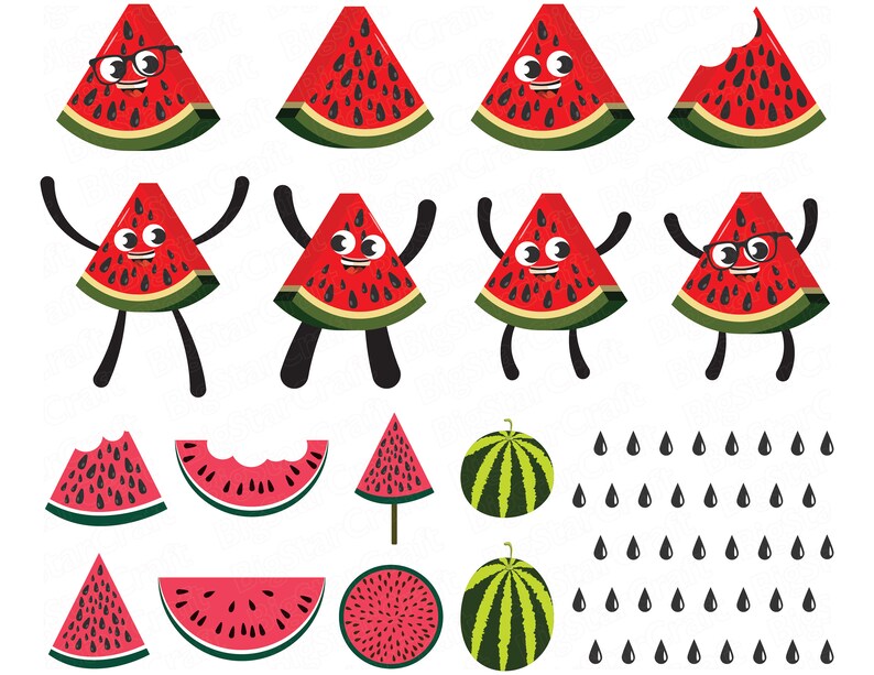 Watermelon SVG Bundle Watermelon SVG Melon SVG Watermelon - Etsy