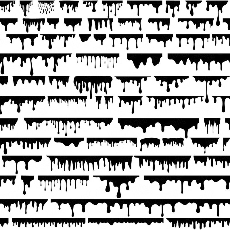 Icing Dripping Svg Files - Etsy