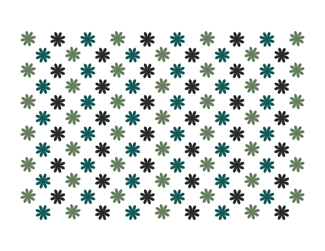 Flower Pattern #2 SVG, Digital Download, Flower Pattern SVG, Floral ...