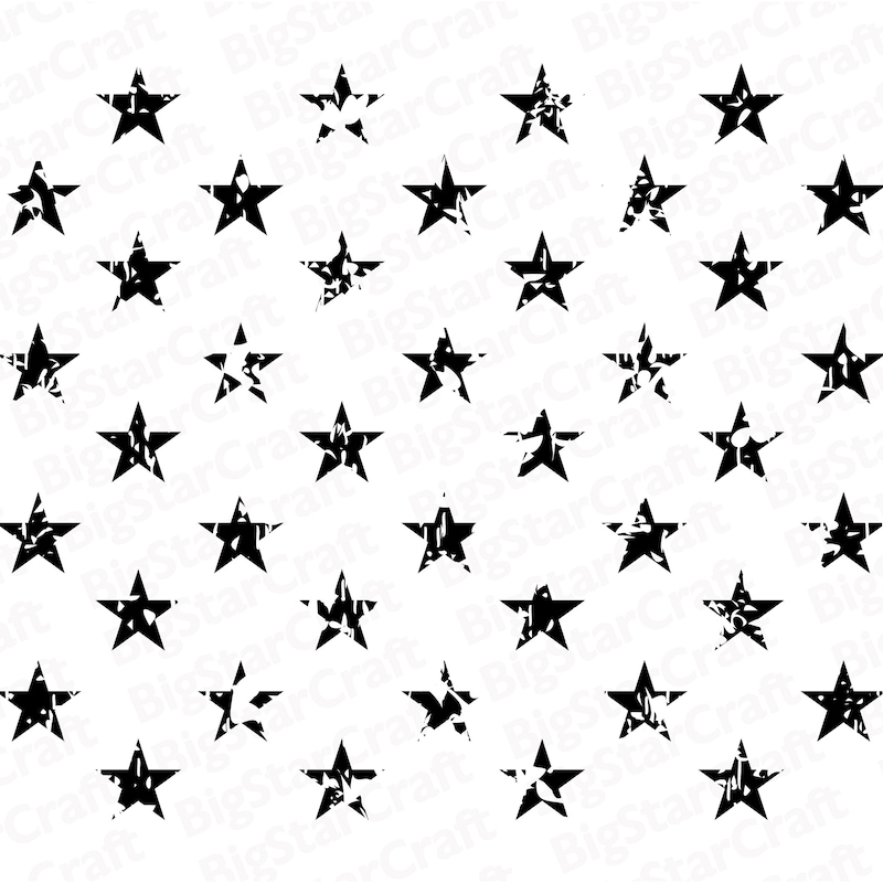 Ripped Stars Svg - Etsy