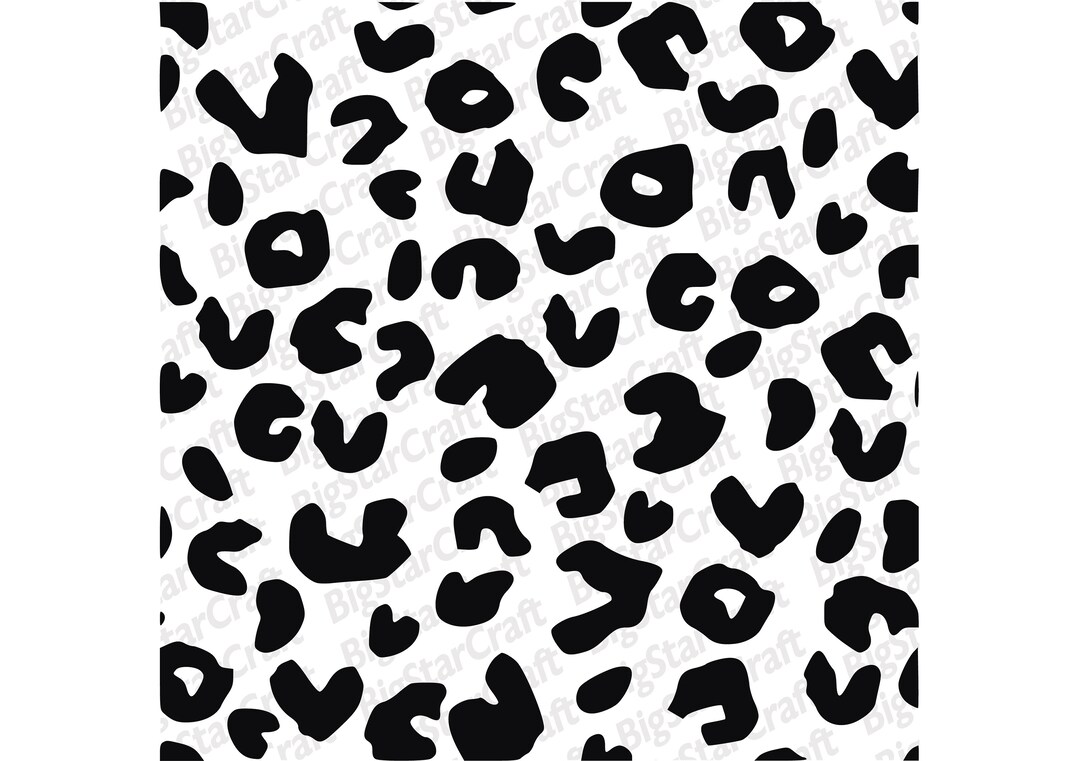 LEOPARD PRINT SVG, Instant Download, Leopard Svg, Leopard Pattern Svg ...