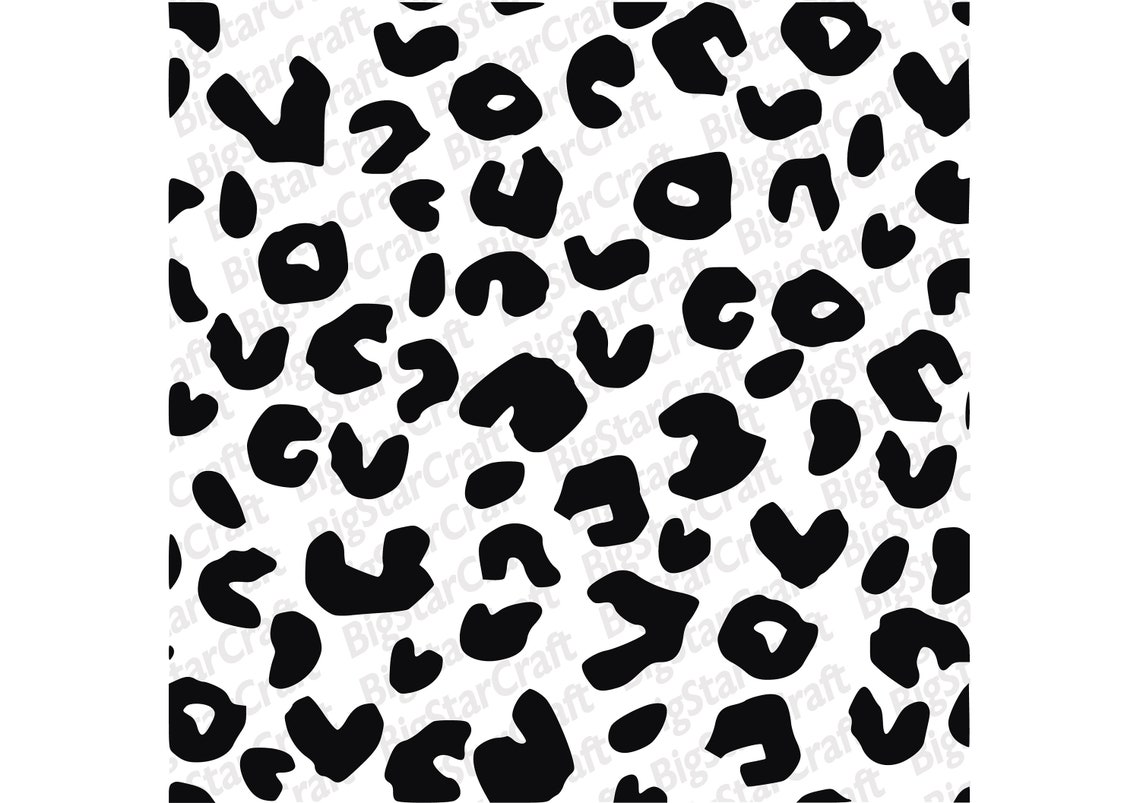 LEOPARD PRINT SVG Instant Download Leopard Svg Leopard | Etsy