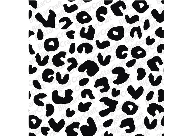 LEOPARD PRINT SVG Instant Download Leopard Svg Leopard | Etsy
