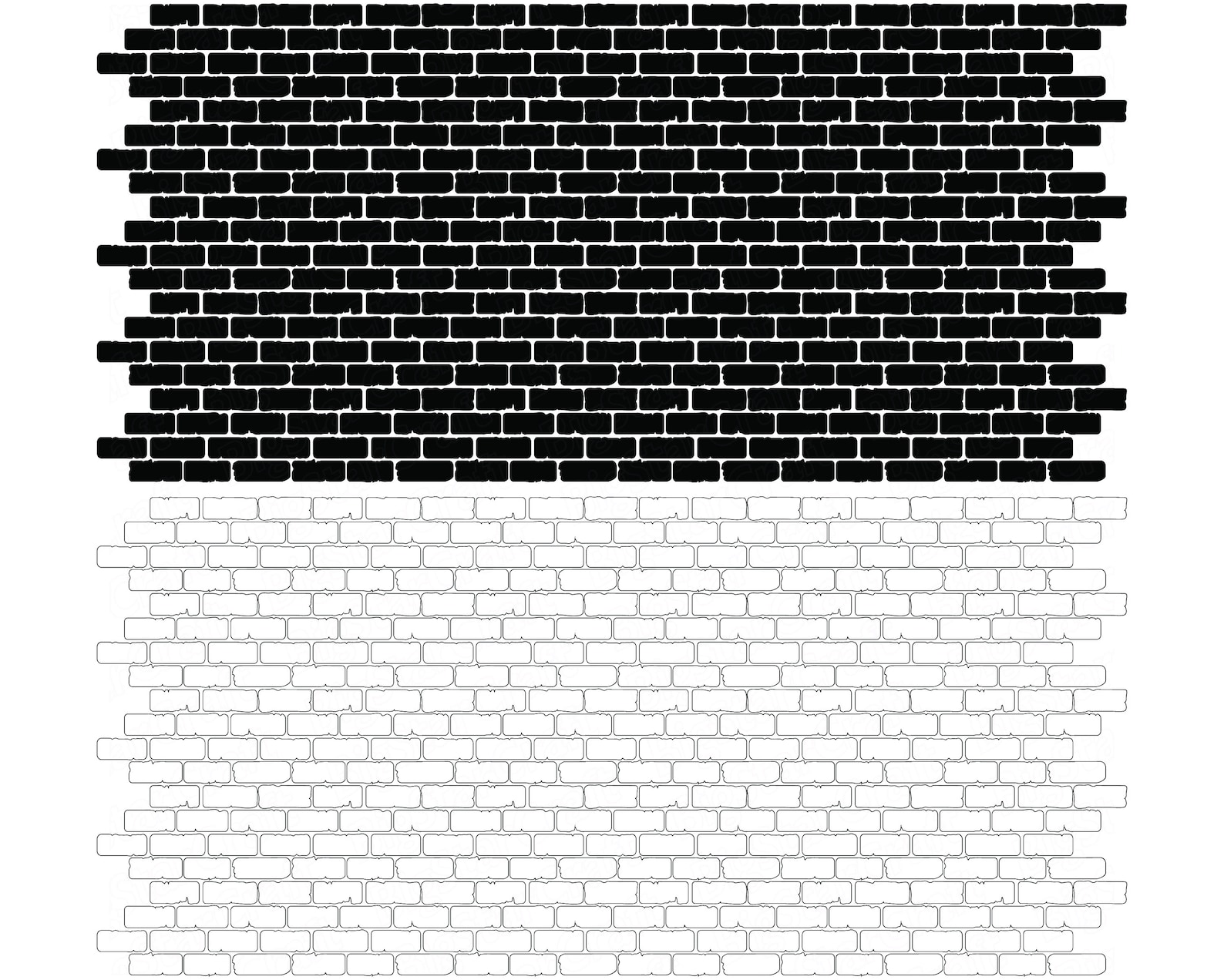 BRICK Stencil SVG Bundle Brick Wall Stencil SVG Brick Wall - Etsy