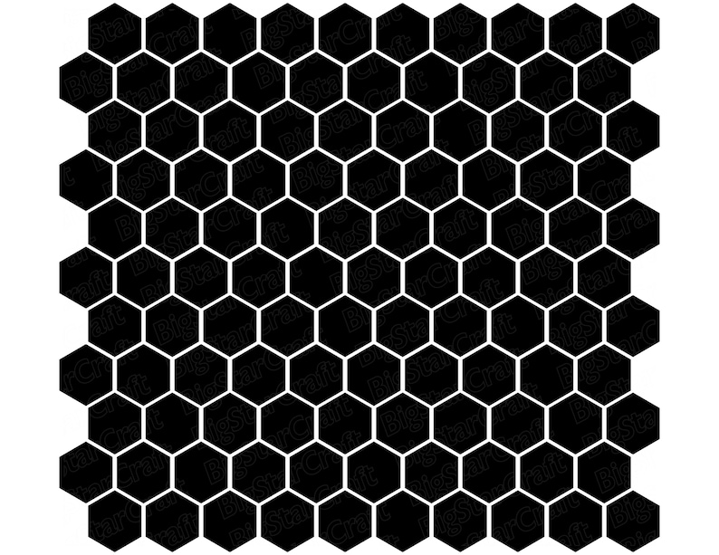 Hexagon Pattern Svg Instant Download Hexagon Svg Honeycomb Pattern Clipart Honey Svg