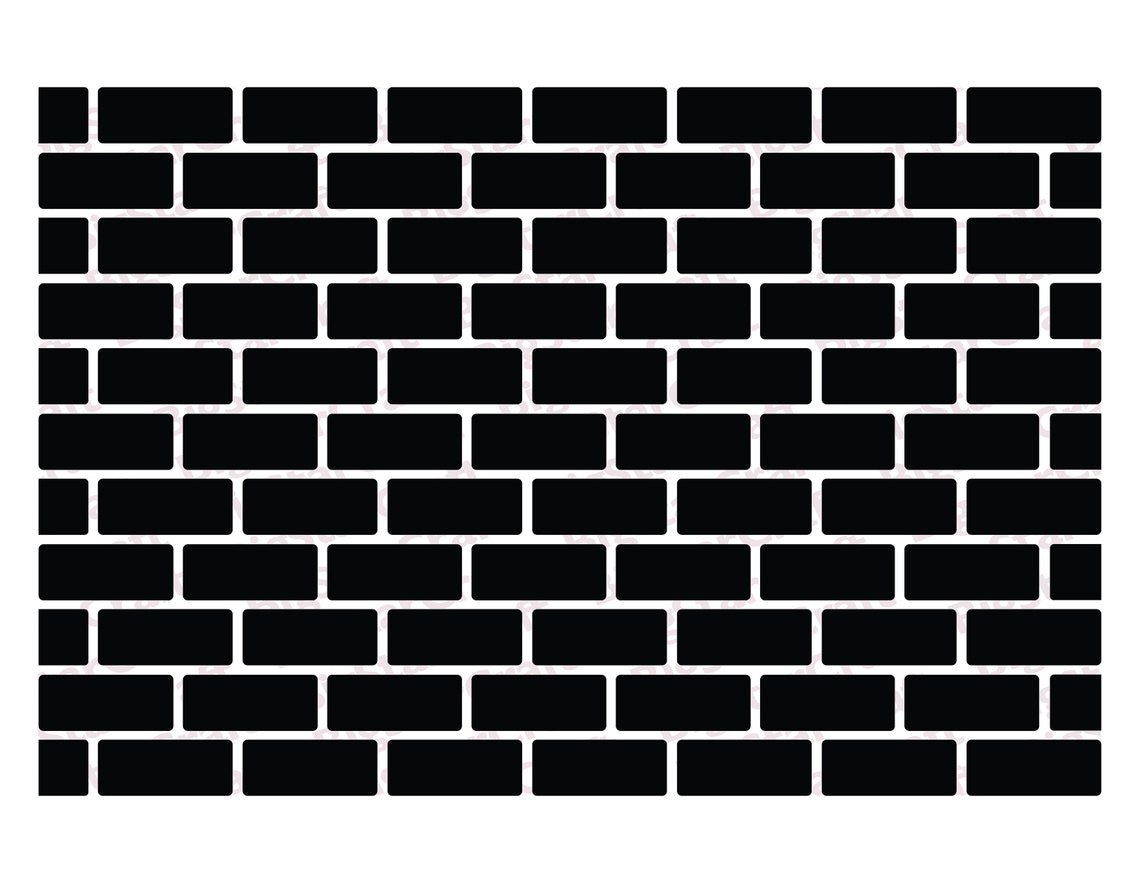 BRICK WALL SVG, Instant Download, Brick Pattern Background Svg, Pattern ...