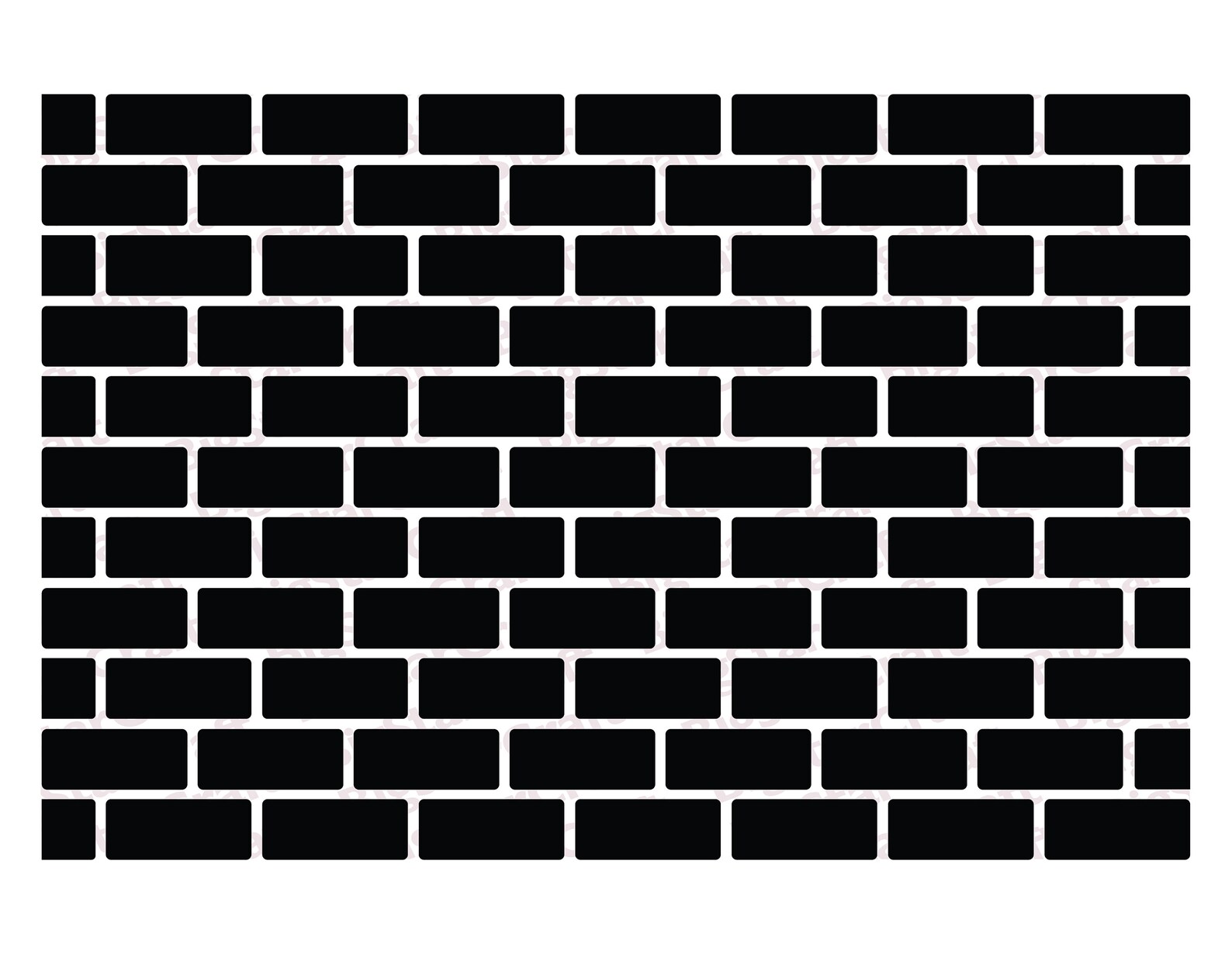 BRICK WALL SVG, Instant Download, Brick Pattern Background Svg, Pattern ...
