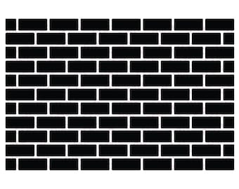 Embellishments Stacked Brick Wall Pattern Svg Geometric Brick Tile ...